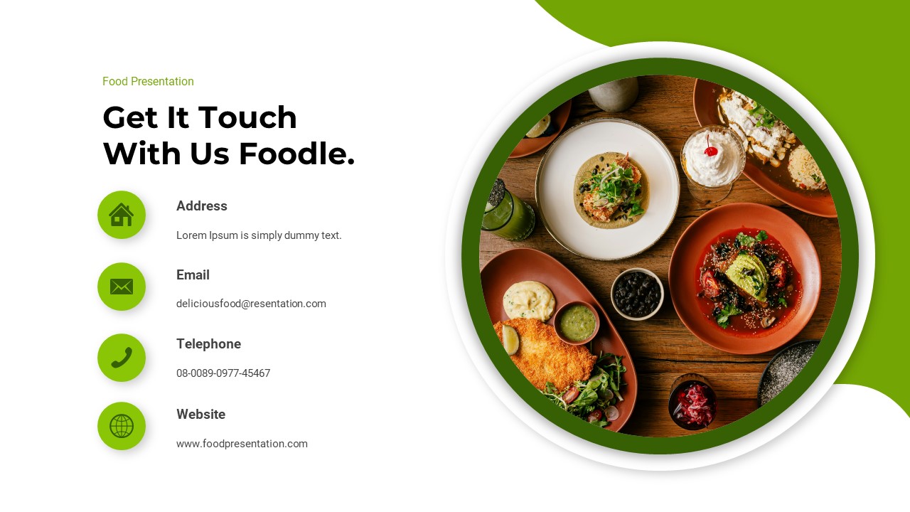 Foodle - Food PowerPoint Template, Presentation Templates | GraphicRiver