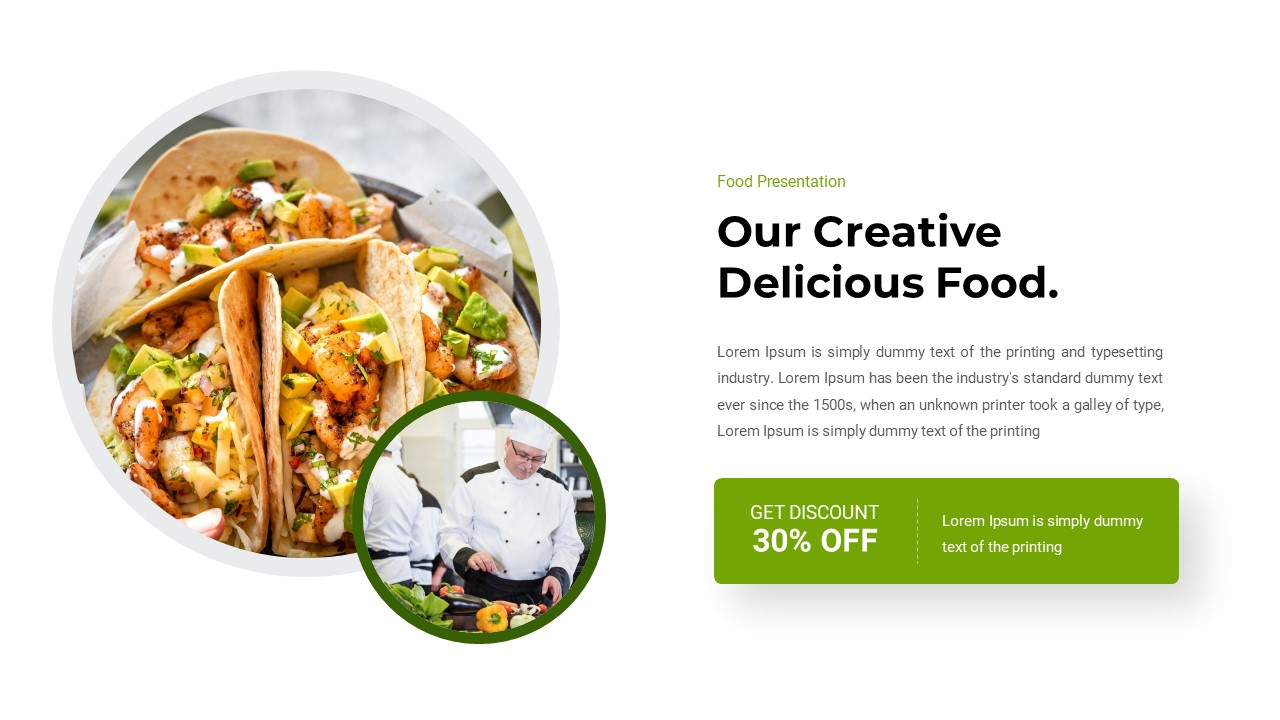 Foodle - Food PowerPoint Template, Presentation Templates | GraphicRiver