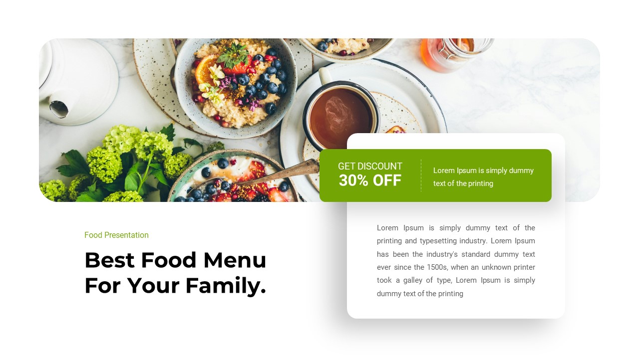 Foodle - Food Keynote Template, Presentation Templates | GraphicRiver
