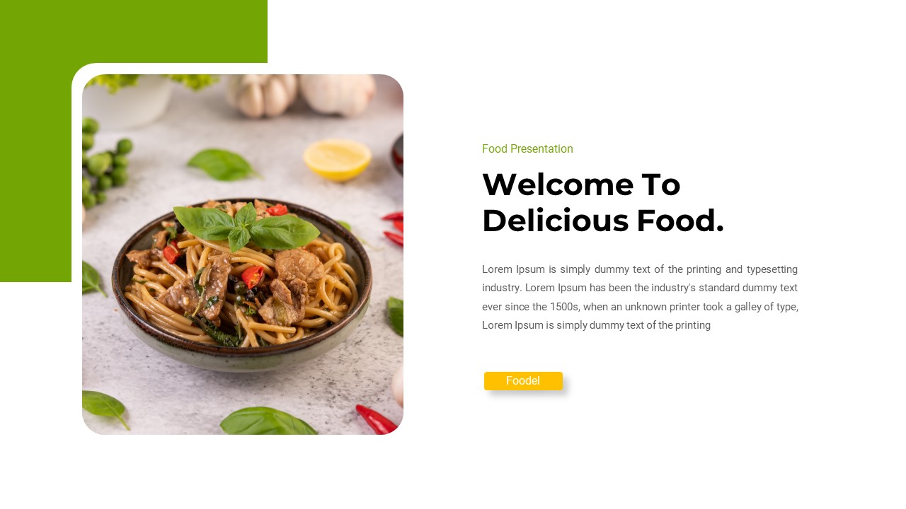 Foodle - Food Keynote Template, Presentation Templates | GraphicRiver