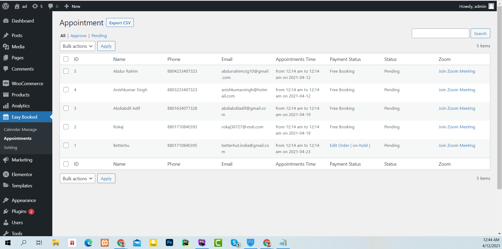 Easy Booked - Appointment Booking and Scheduling Management System for ...