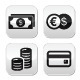 Money, ATM - Cash Machine Vector Buttons Set, Vectors | GraphicRiver