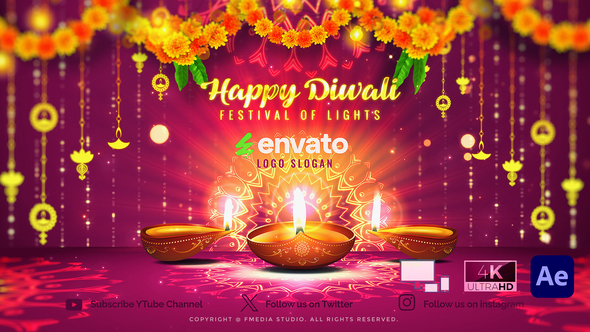 Diwali Lighting Festival, After Effects Project Files | VideoHive