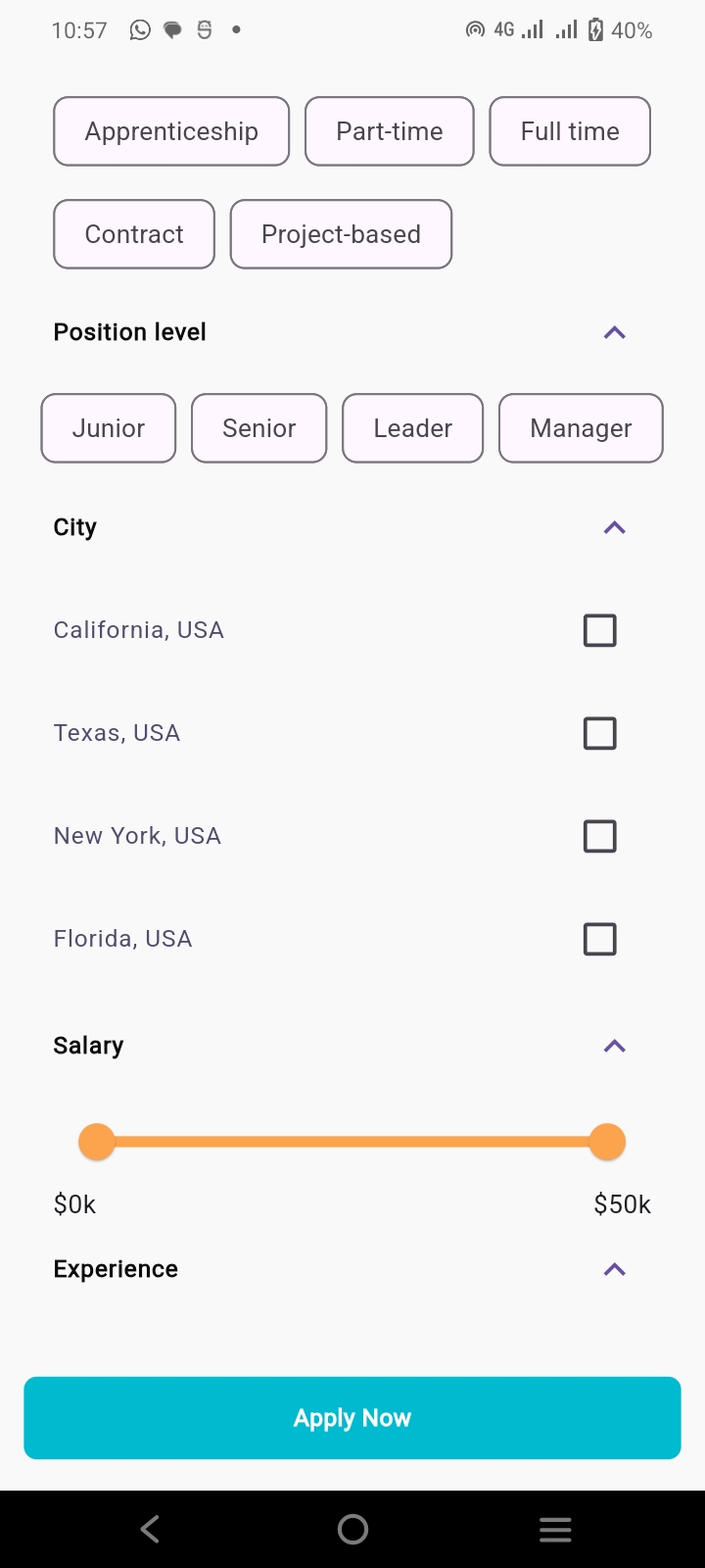 Flutter JobFinder UI Kit - Build Modern & Efficient Job Search Apps by CodentraTech