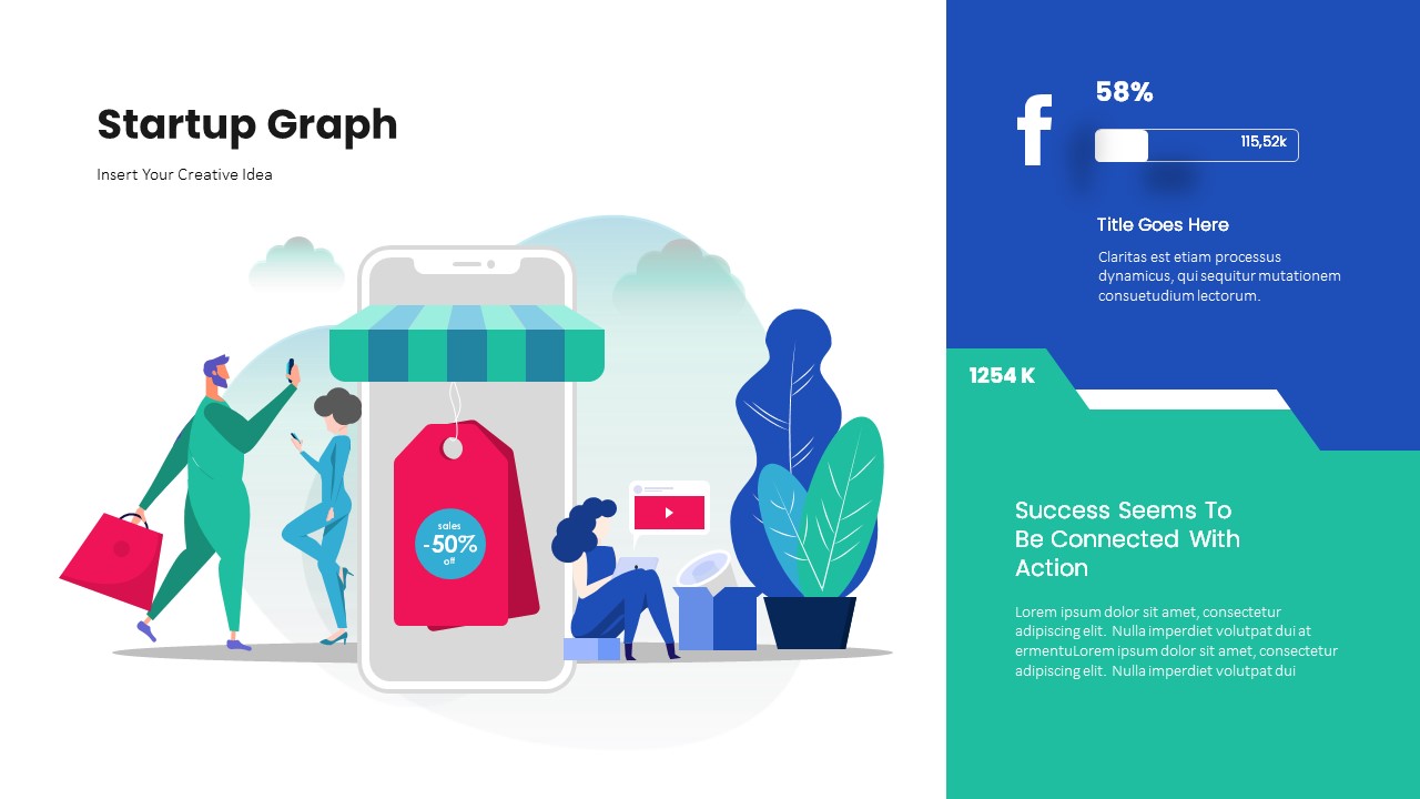 Startup Graph Keynote Templates, Presentation Templates | GraphicRiver