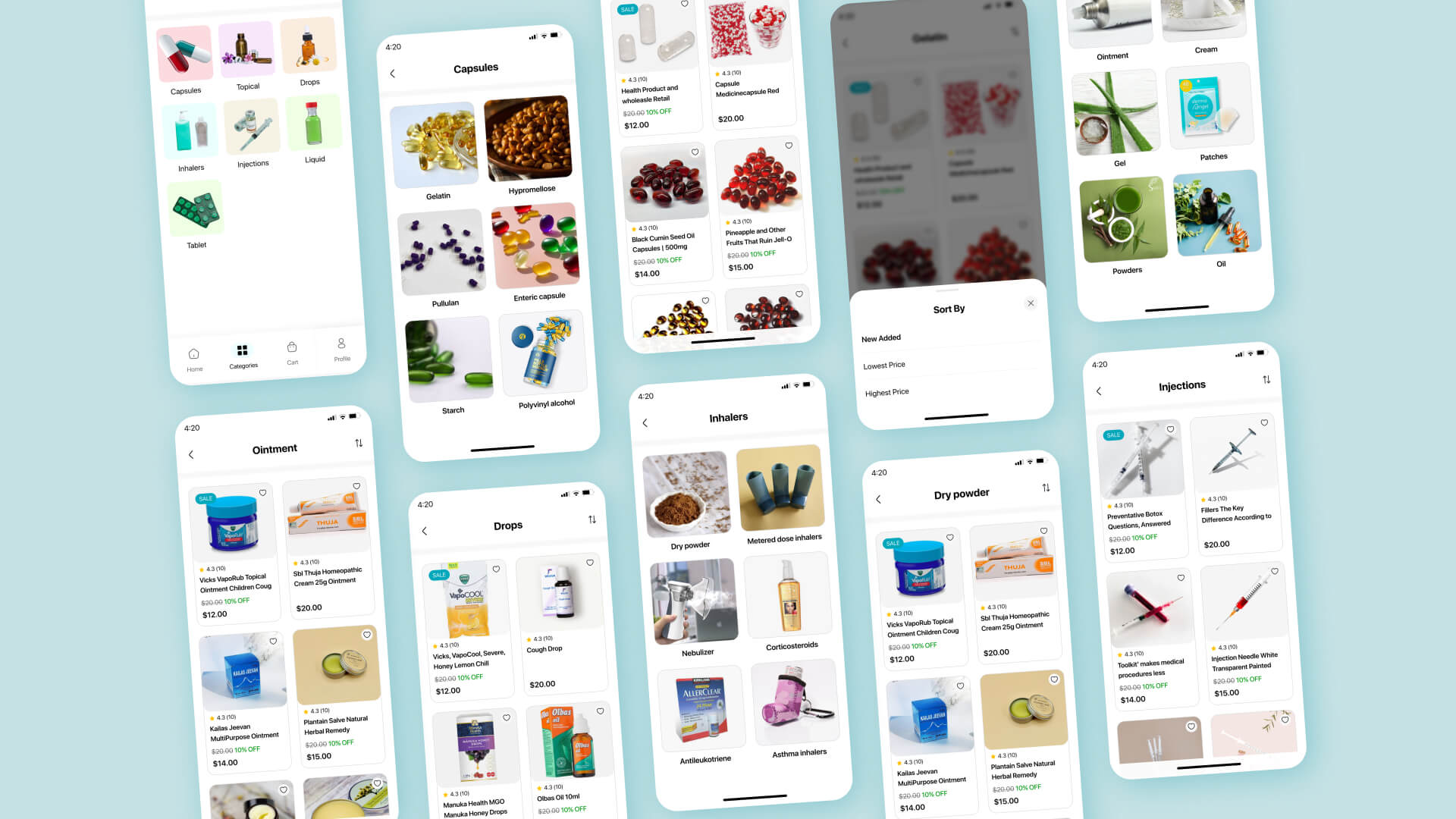 Medicine App Store E Commerce Store App In Flutter 3 X Android Ios With Woocommerce Full