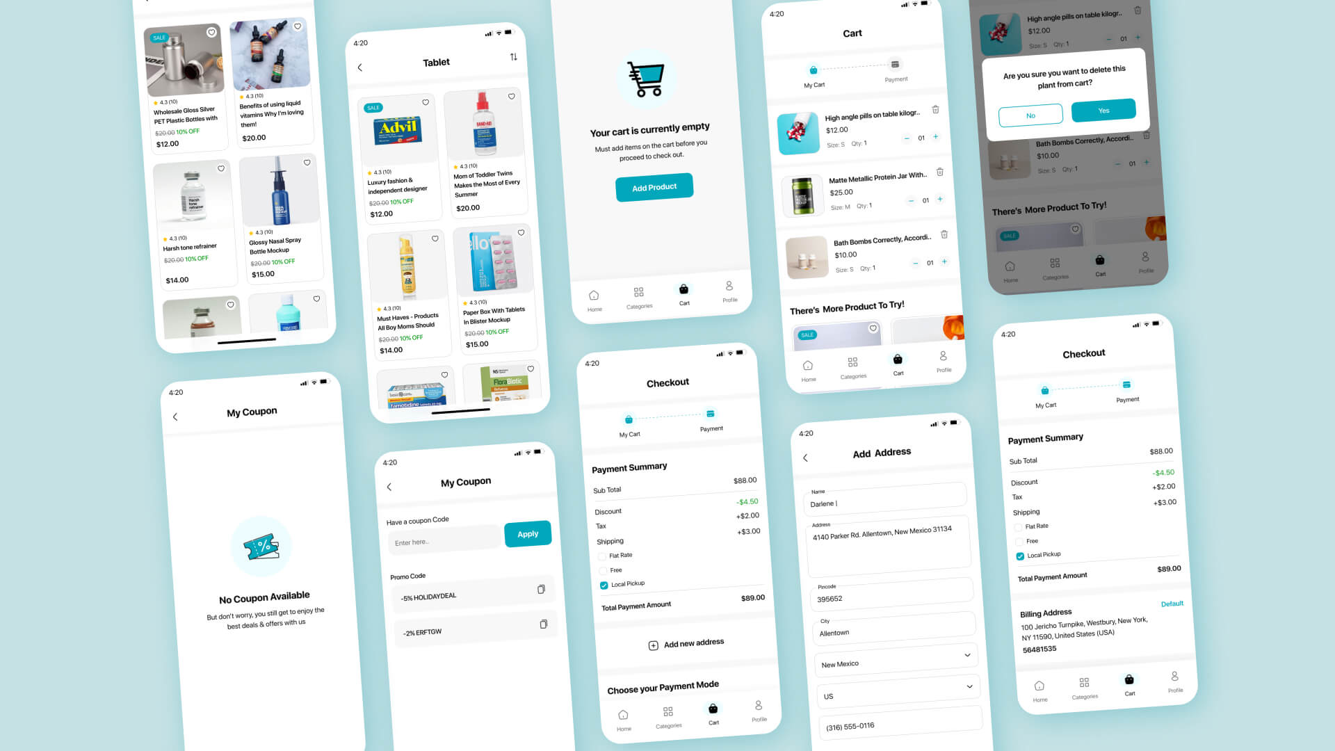 Medicine App store - E-commerce Store app in Flutter 3.x (Android, iOS) with WooCommerce Full ...