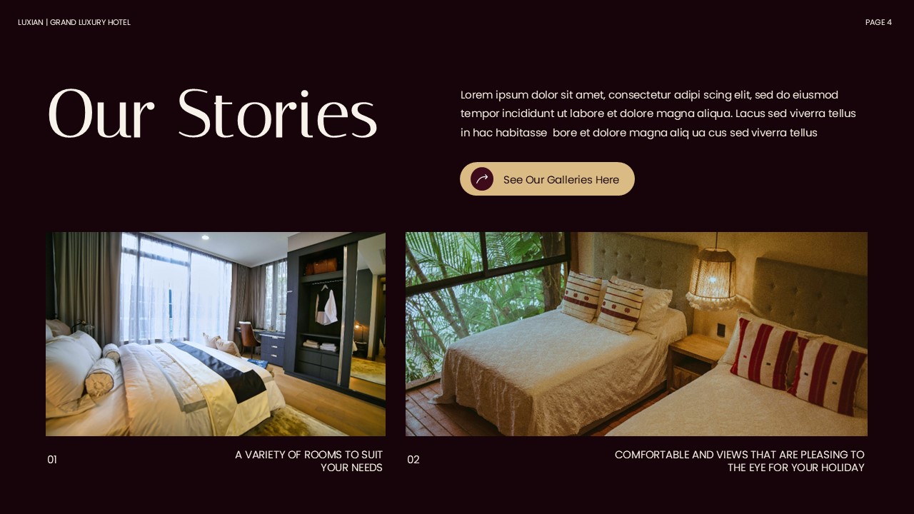 Luxian - Luxury Hotel Google Slides, Presentation Templates | GraphicRiver