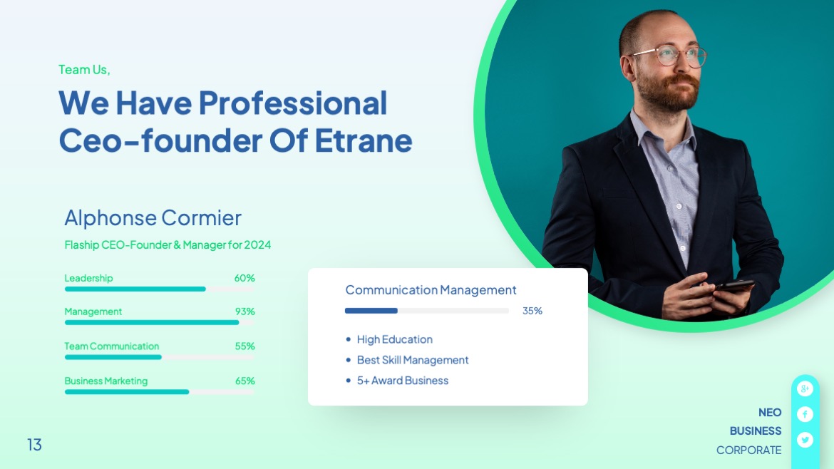 Etrane - Corporate Powerpoint Template, Presentation Templates ...