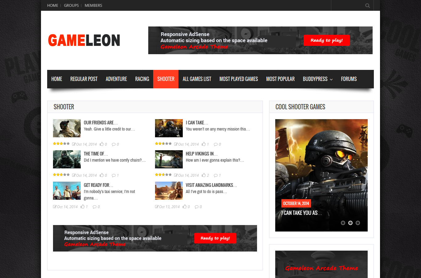 Gameleon - WordPress Gaming & Magazine Theme by QuanticThemes | ThemeForest