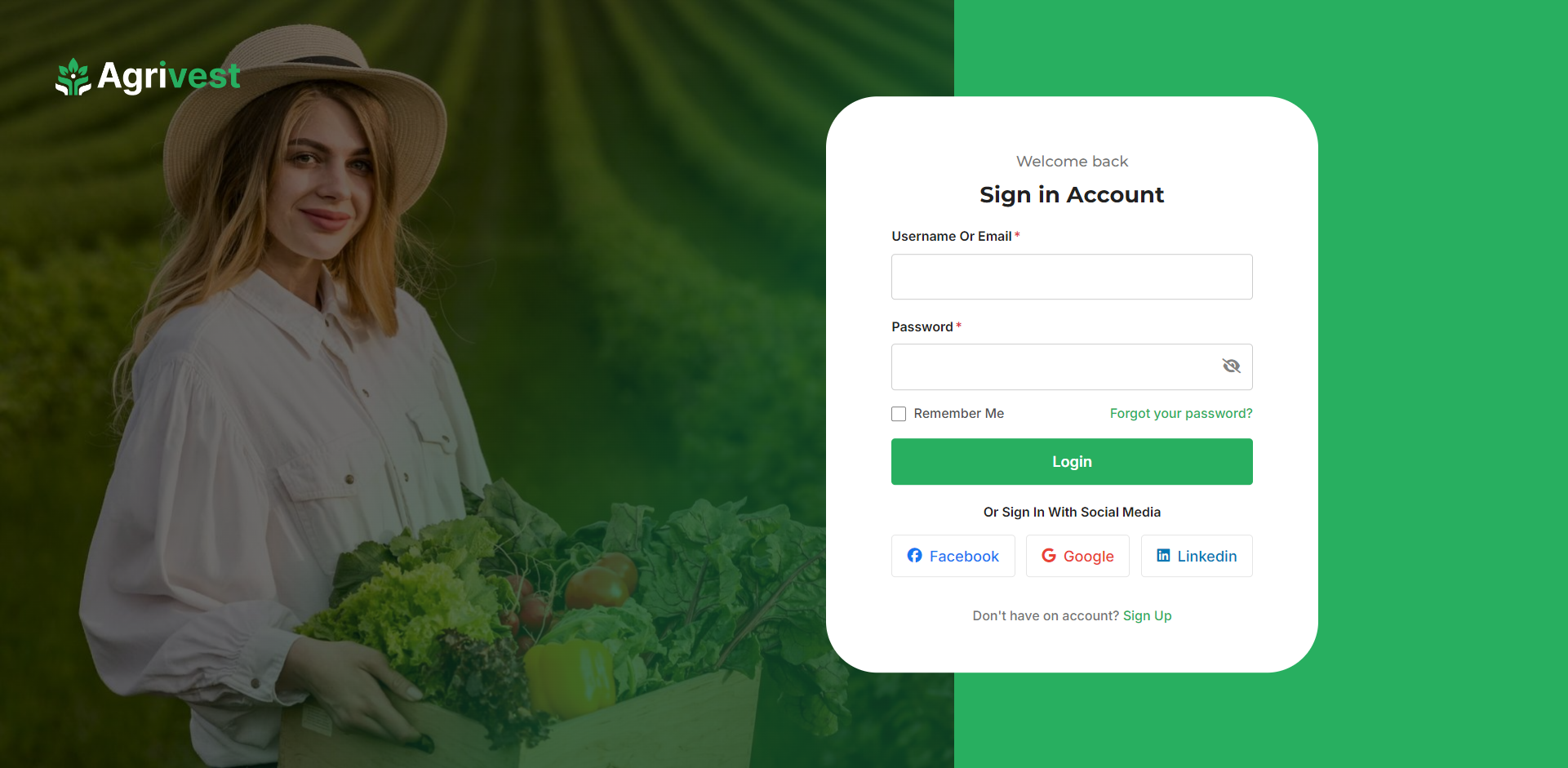 Agrivest - Agriculture and Livestock Investment Platform by ViserLab