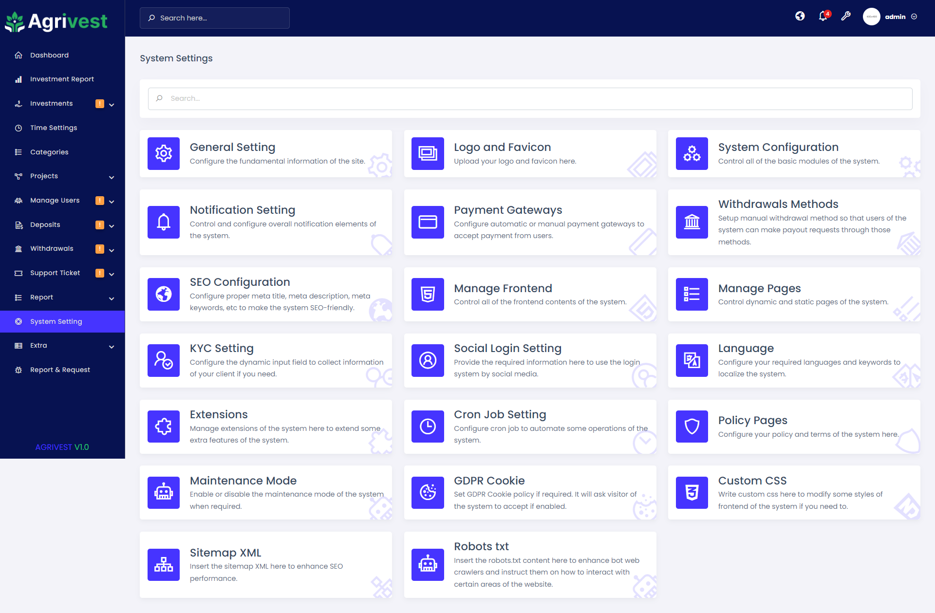 Agrivest - Agriculture and Livestock Investment Platform by ViserLab