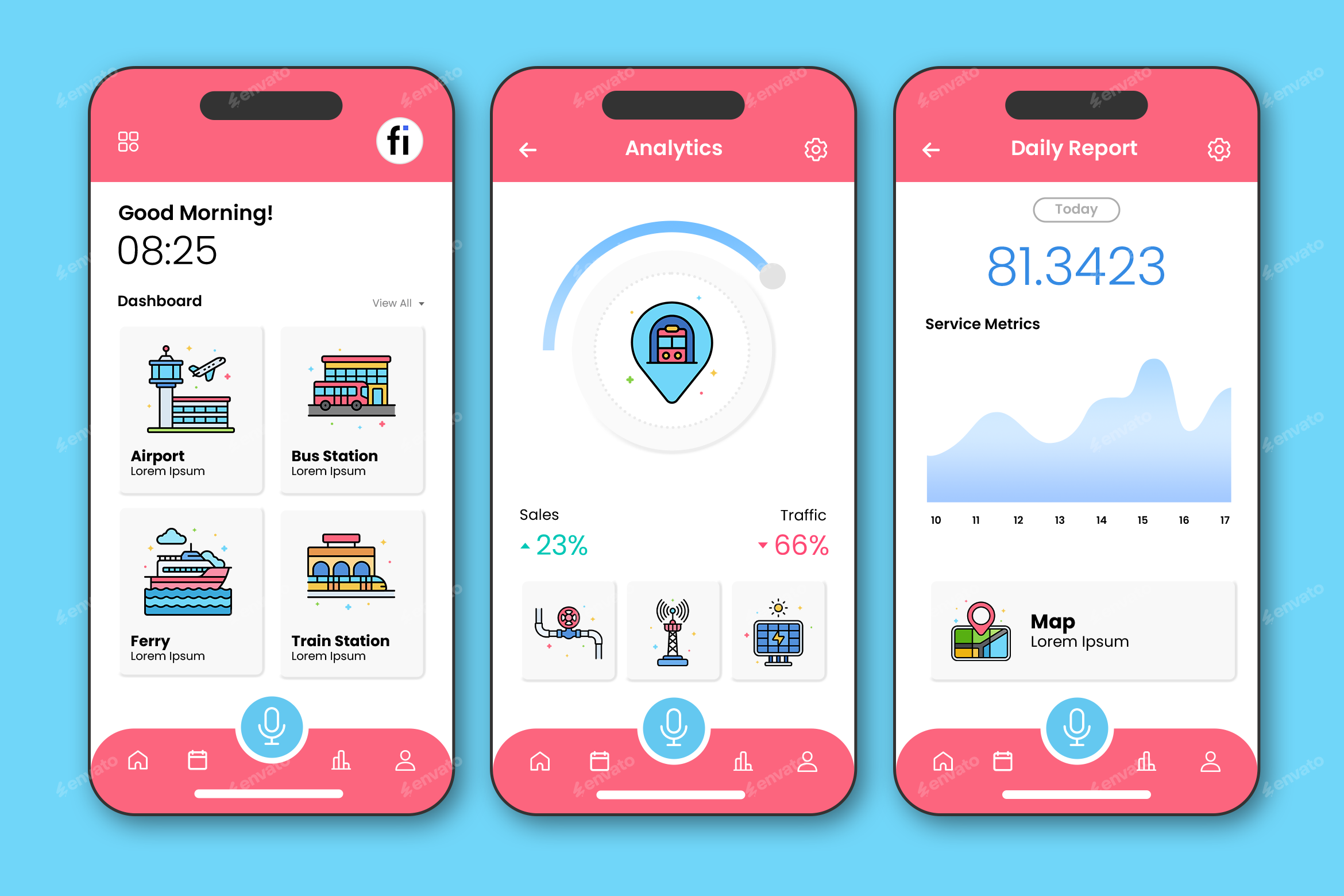 Infrastructue Vivid Icon Set, Icons | GraphicRiver