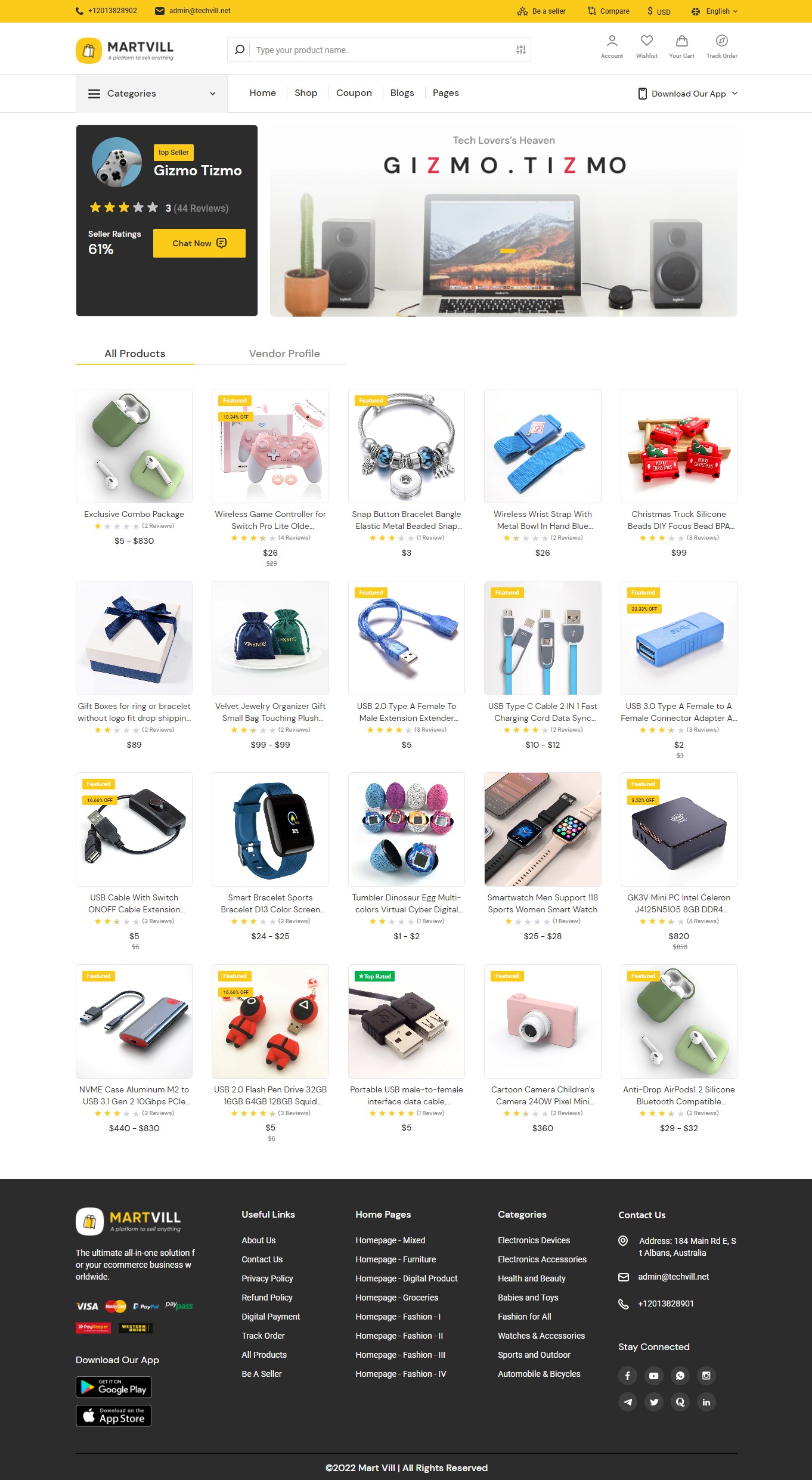 Martvill - A Global Multivendor Ecommerce Platform to Sell Anything by techvillage1