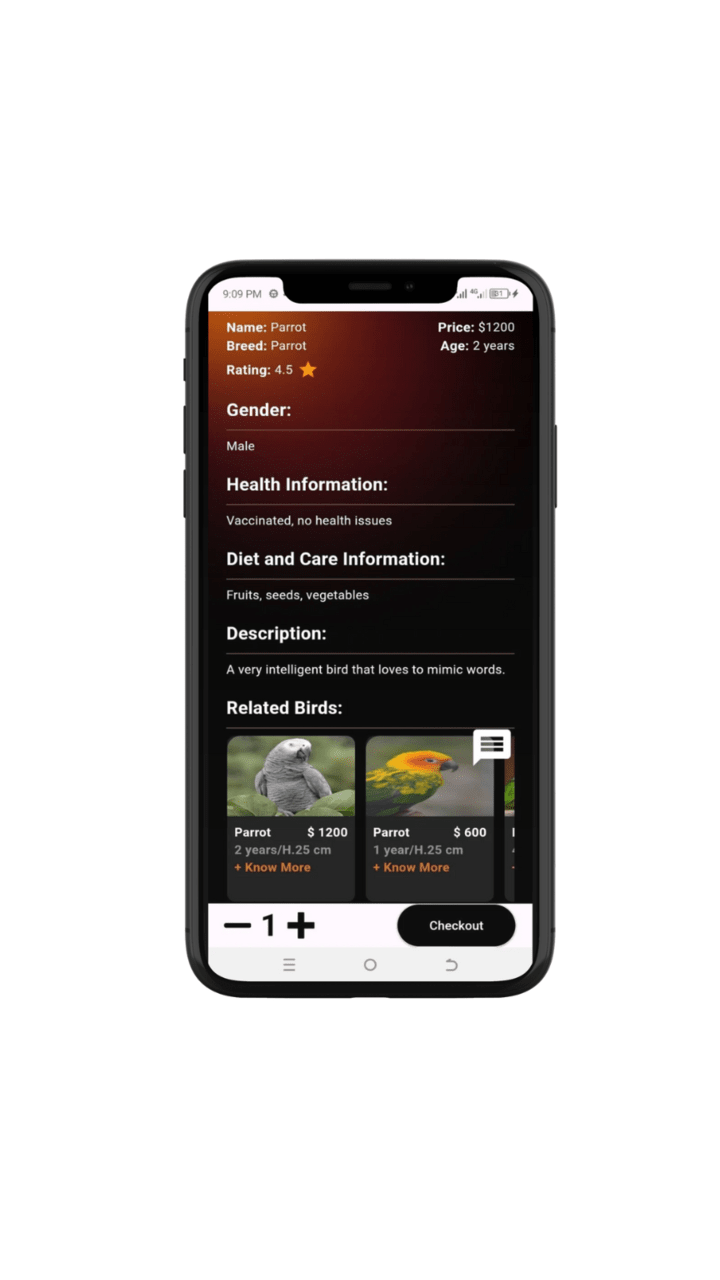 BirdBuy- Online Bird Buy App ||Flutter Mobile Template Full App ...