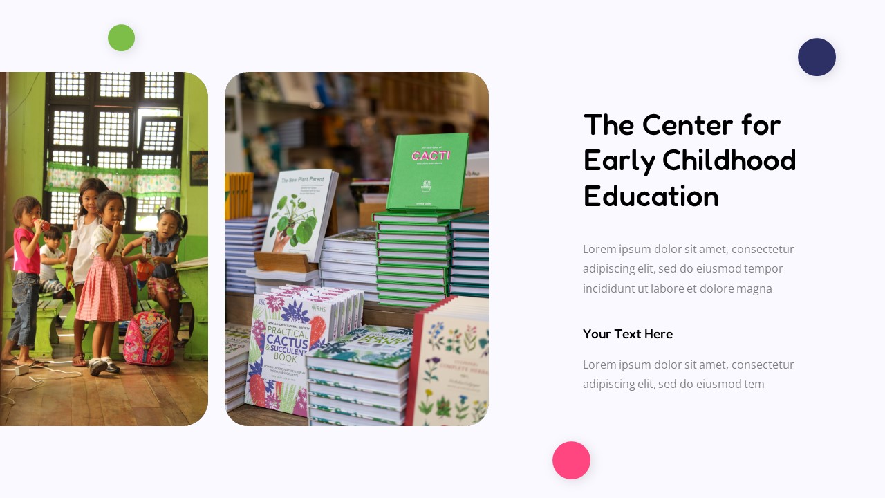 Kidspace - Kindergarten Preschool PowerPoint Template, Presentation ...