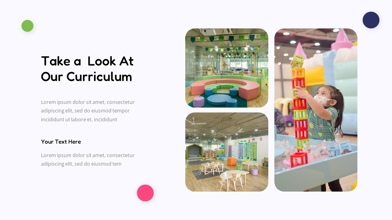 Kidspace - Kindergarten Preschool PowerPoint Template, Presentation ...