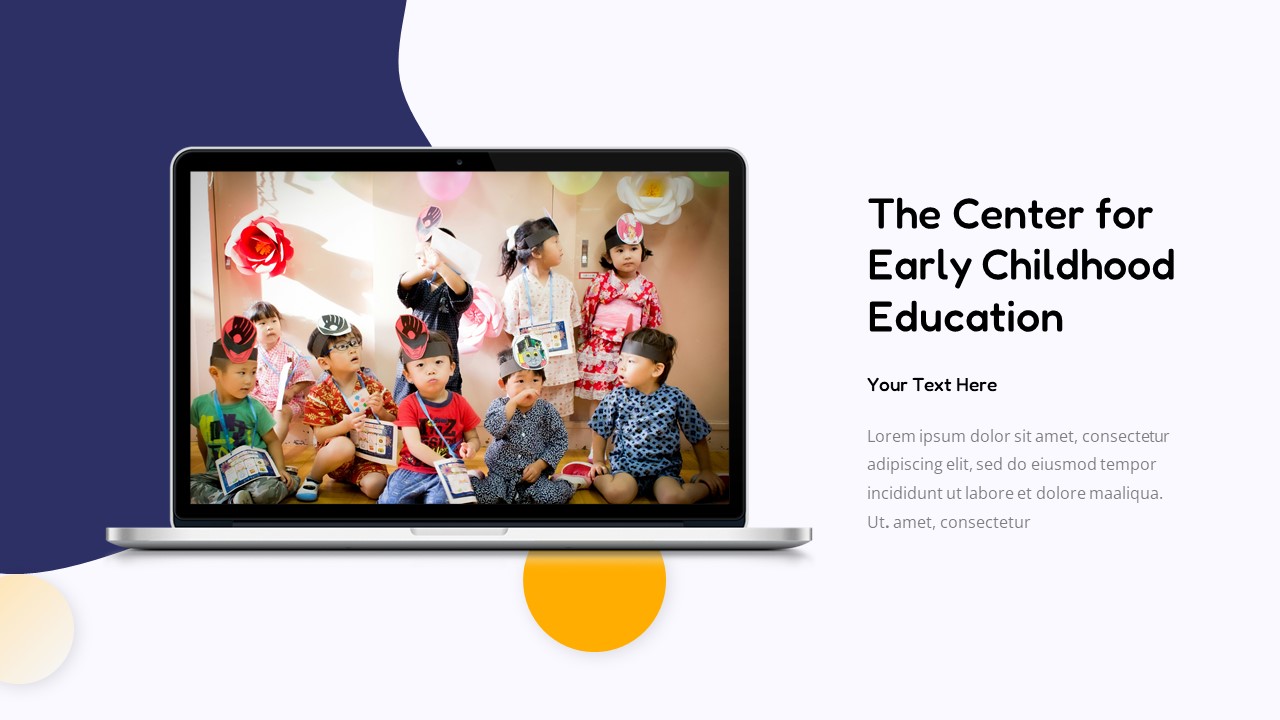 Kidspace - Kindergarten Preschool PowerPoint Template, Presentation ...