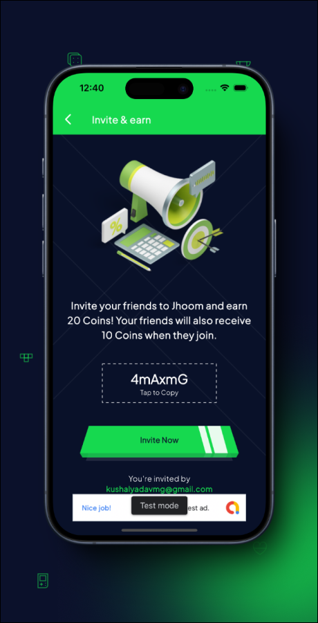 Jhoom - HTML5 Game Tournament App | Contest app || Flutter app + Admin ...