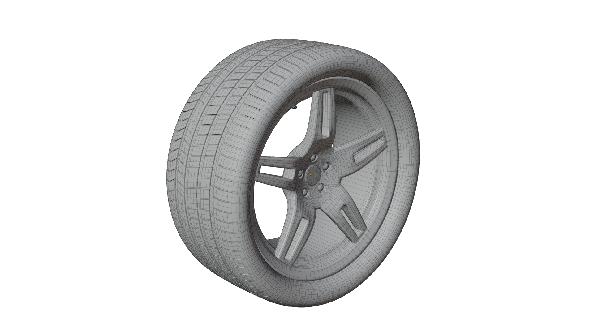 Realistic Car Wheel - 3D Model by 3DPolyForge | 3DOcean