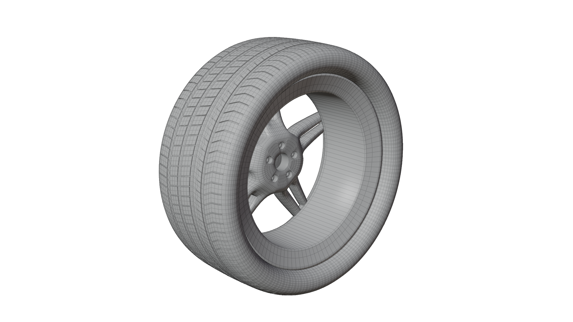 Realistic Car Wheel - 3D Model by 3DPolyForge | 3DOcean