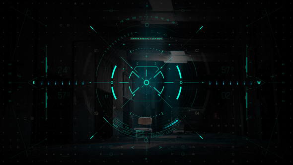 HUD UI Game Warrior Target Screen 1, After Effects Project Files ...