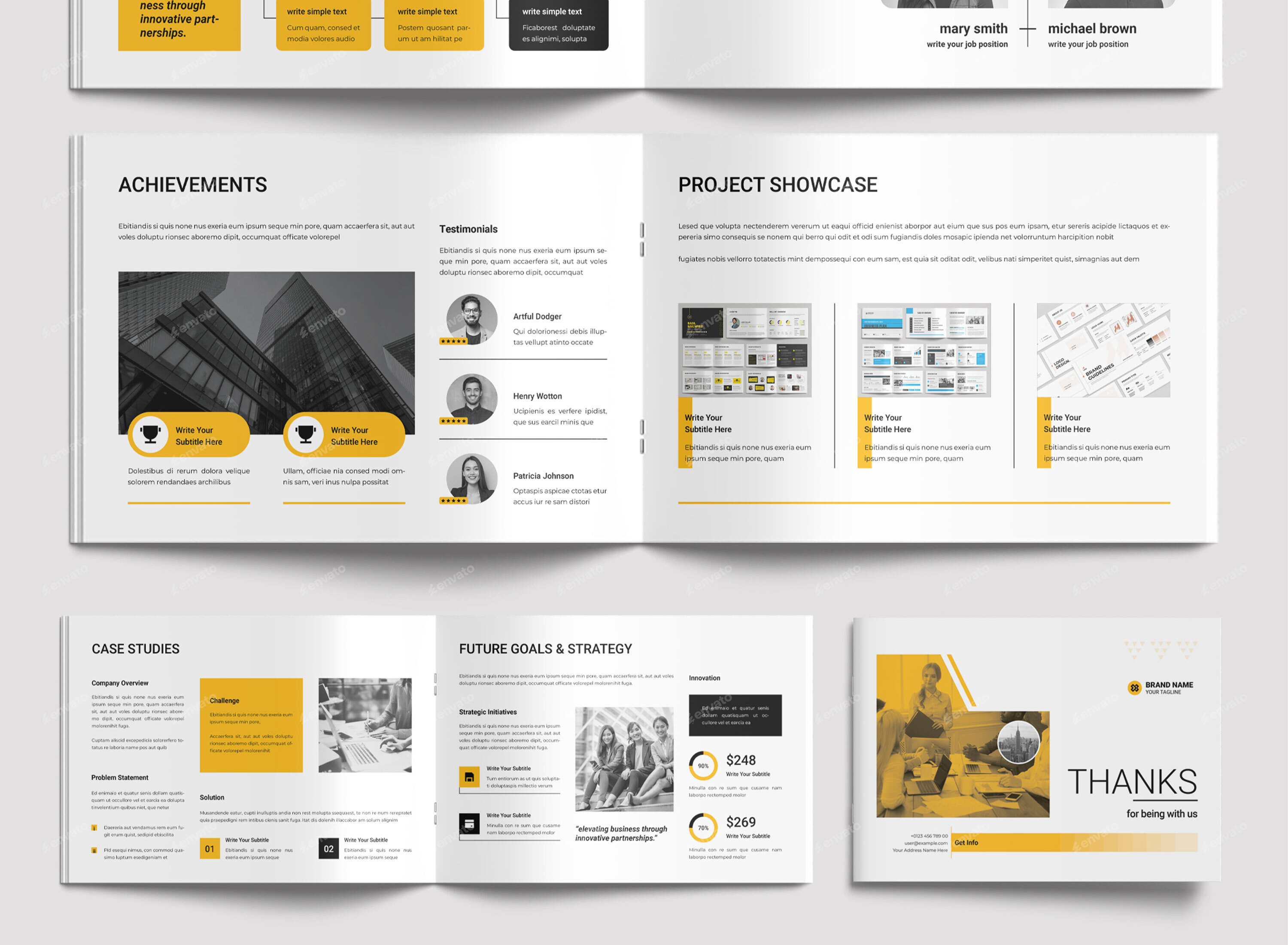 Company Profile Template Layout, Print Templates | GraphicRiver