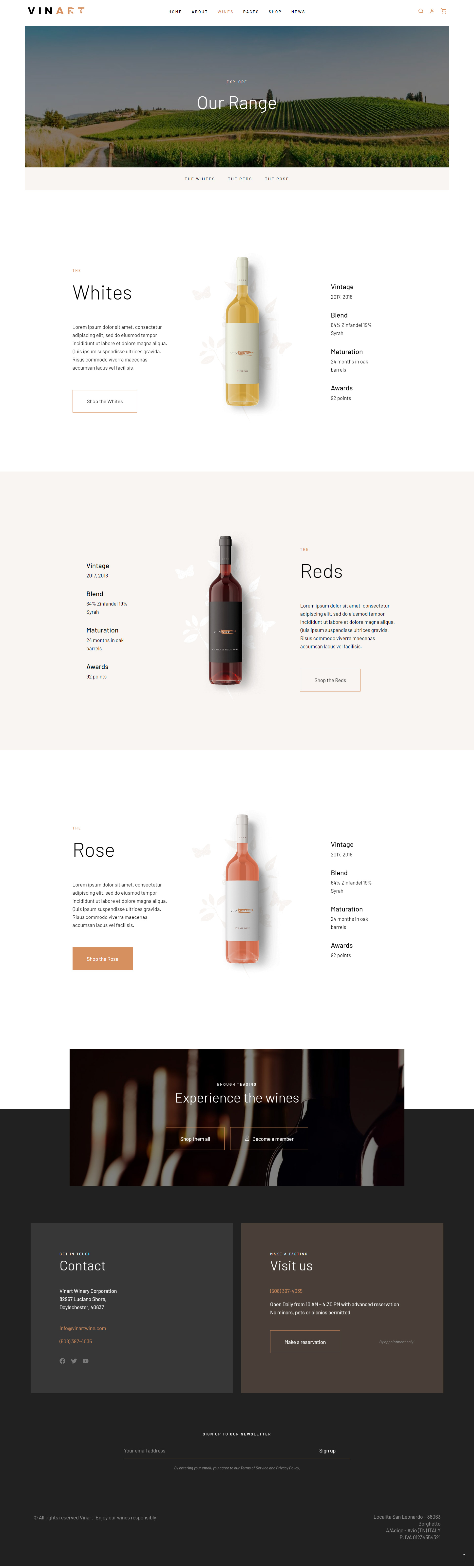 Vinart - Wine WordPress Theme by disgogo | ThemeForest