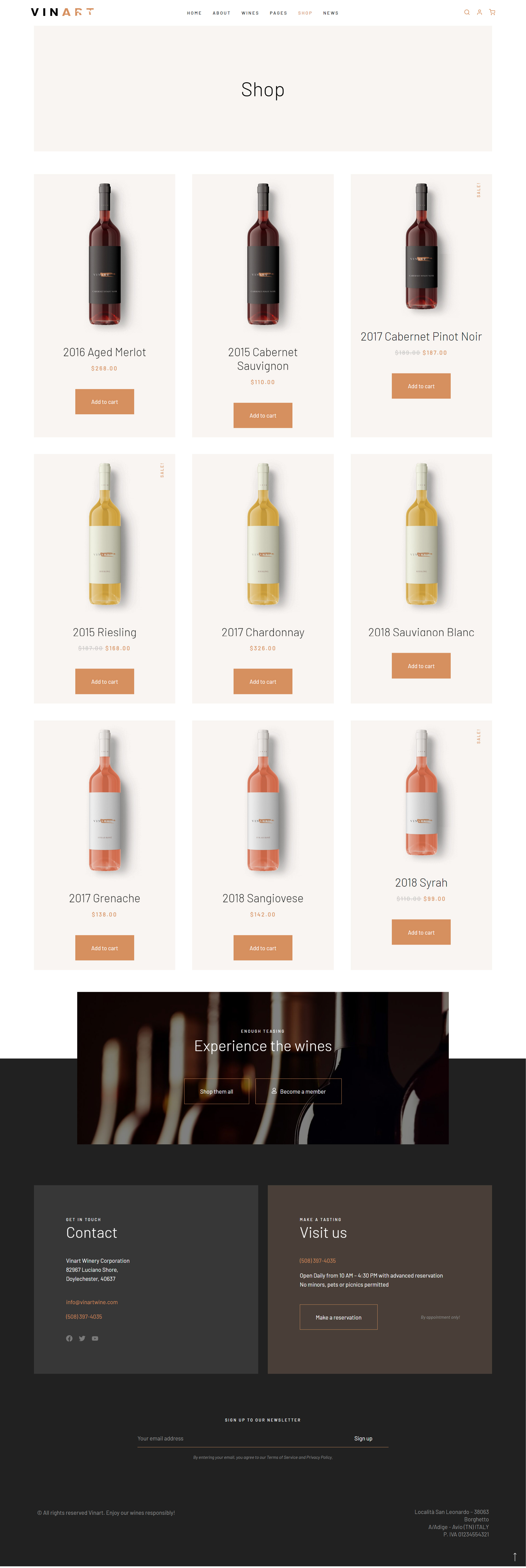 Vinart - Wine WordPress Theme by disgogo | ThemeForest