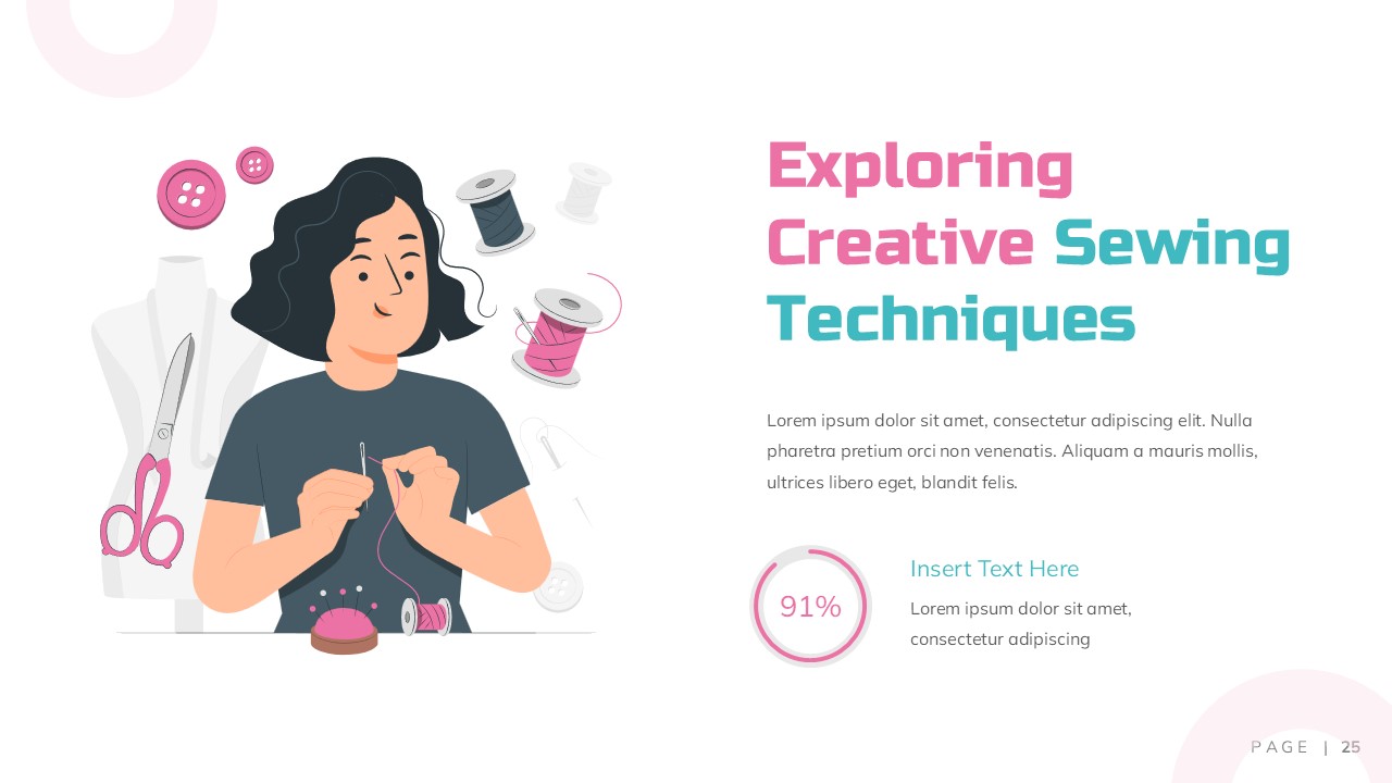 Penjaheet - Sewing Presentation Template, Presentation Templates ...
