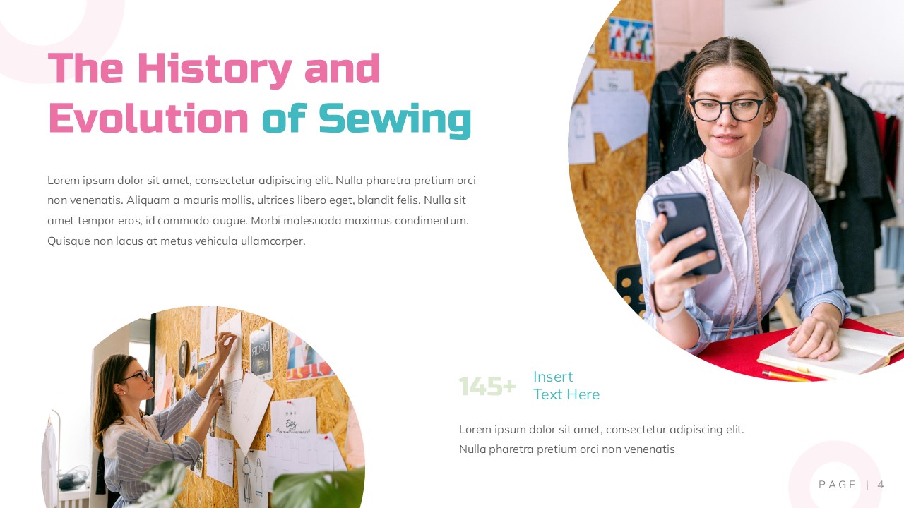 Penjaheet - Sewing Presentation Template, Presentation Templates ...