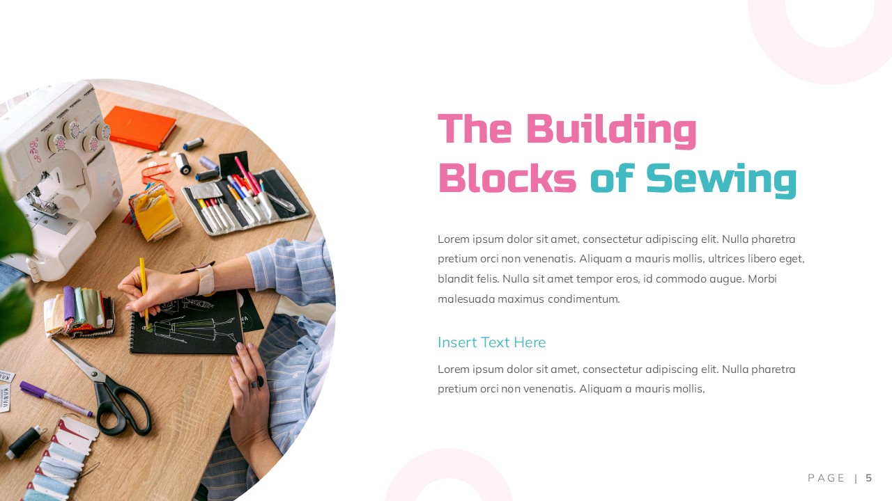 Penjaheet - Sewing Presentation Template, Presentation Templates ...