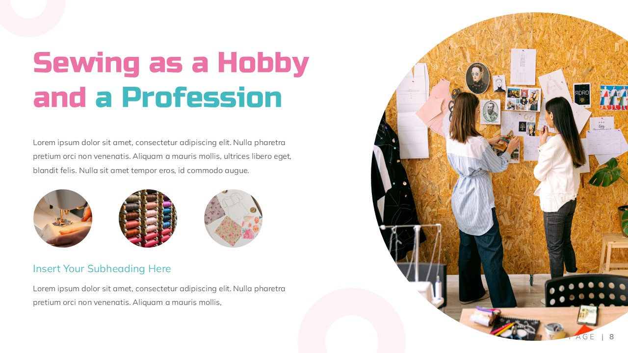 Penjaheet - Sewing Presentation Template, Presentation Templates ...