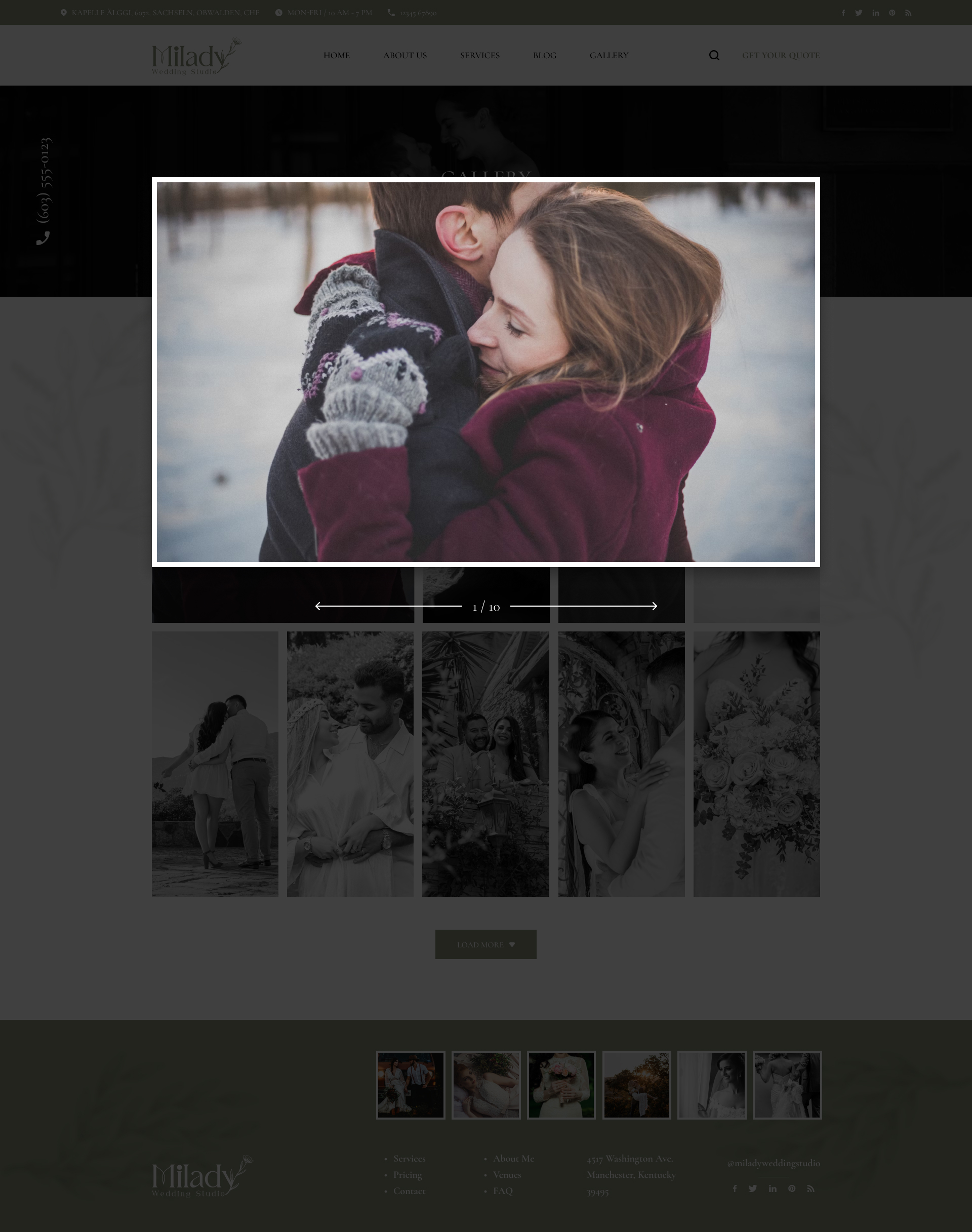 Milady - Wedding Planner Figma Template by wpbunch | ThemeForest