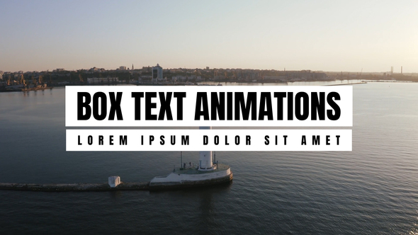 Box Text Animations | Premiere Pro, Premiere Pro Templates | VideoHive