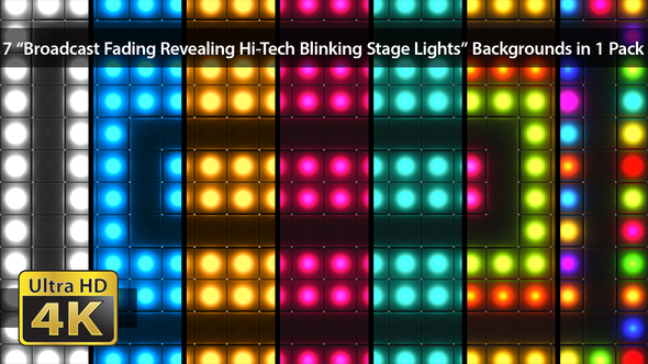 Broadcast Fading Revealing Hi-Tech Blinking Stage Lights - Pack 01 ...