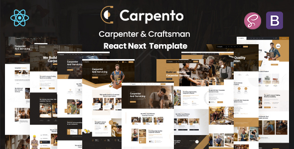 Carpento - Carpenter and Craftsman React Template by KodeSolution ...