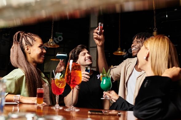 Celebrating teamwork and diversity at a lively corporate party with ...