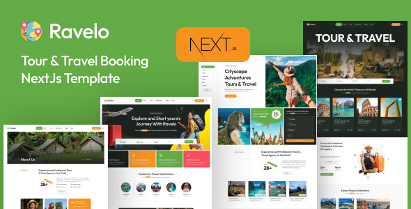 Ravelo - Travel & Tour Booking React NextJs Template by Webtend ...