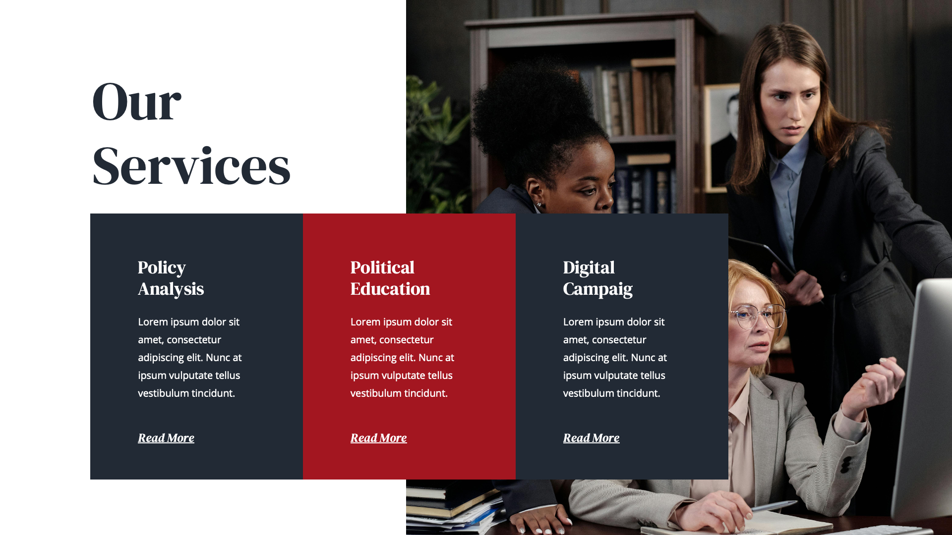 Vorter - Political Campaign PowerPoint Template, Presentation Templates