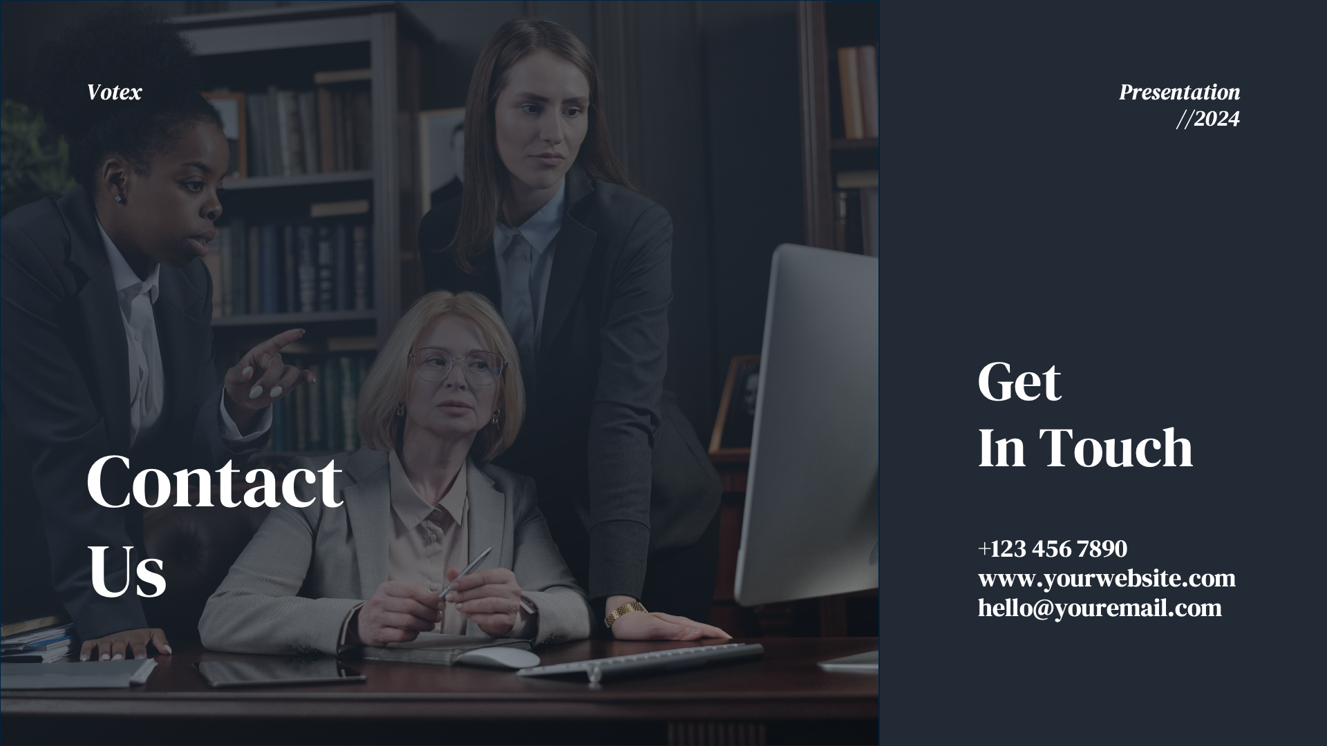 Vorter - Political Campaign PowerPoint Template, Presentation Templates