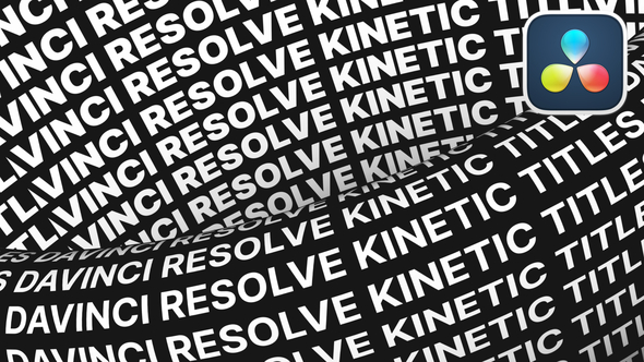 Kinetic Typography v2, DaVinci Resolve Templates | VideoHive