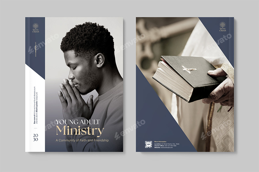 Church Brochure Template, Print Templates | GraphicRiver