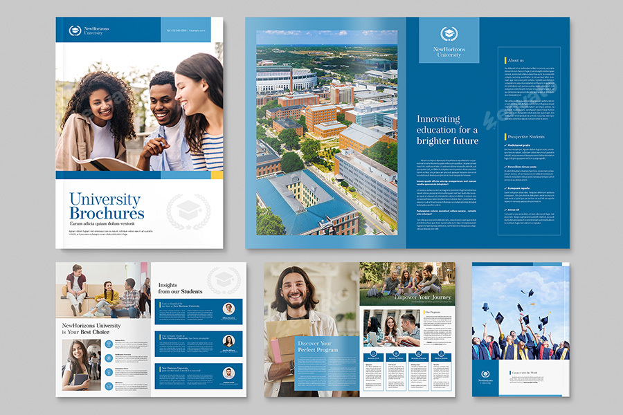 University Brochure Template, Print Templates | GraphicRiver