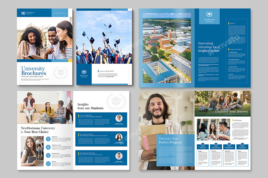 University Brochure Template, Print Templates | GraphicRiver
