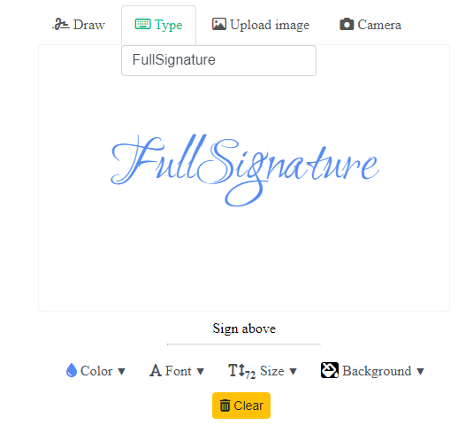 Full Signature - Sign your way | Digital signature pad by albertestra