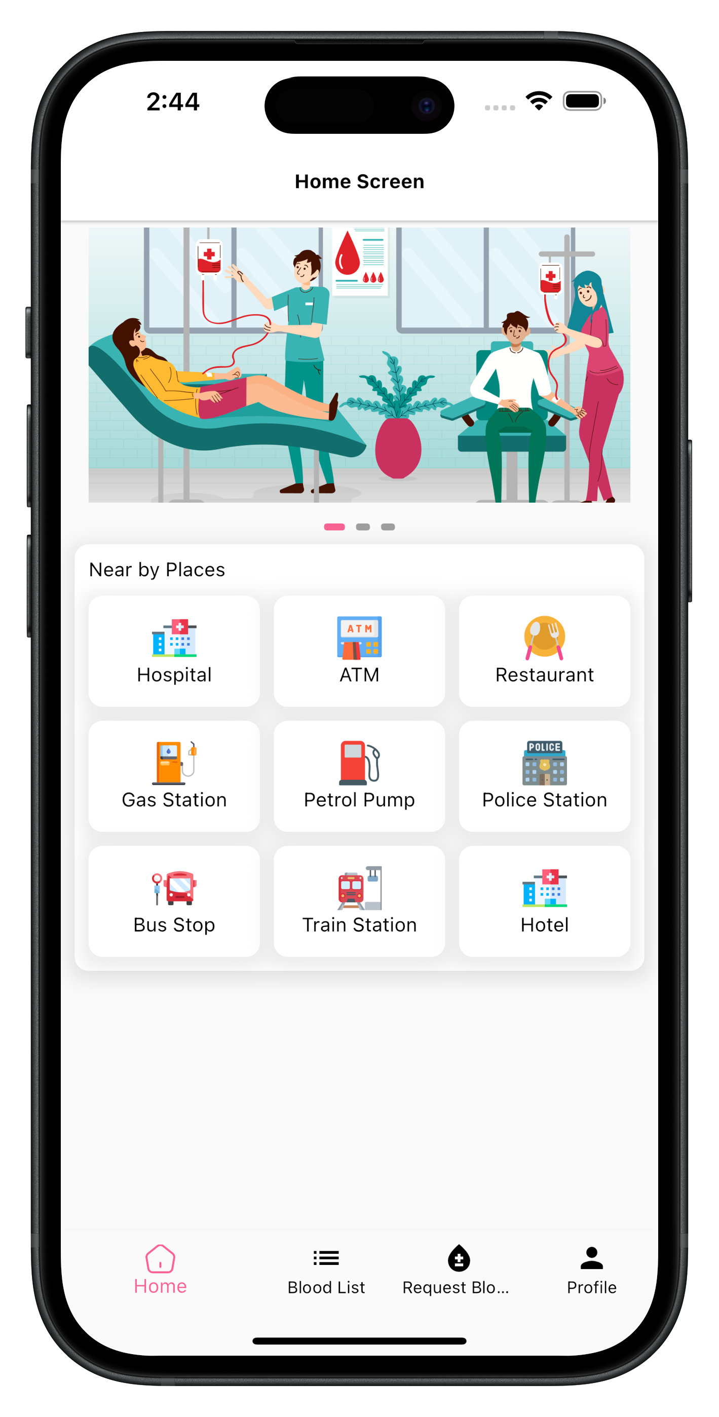 Flutter Blood Donation UI KIT by lazyappdev | CodeCanyon
