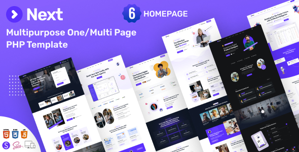 Next - Multi-Purpose PHP Template by Parv-Infotech | ThemeForest