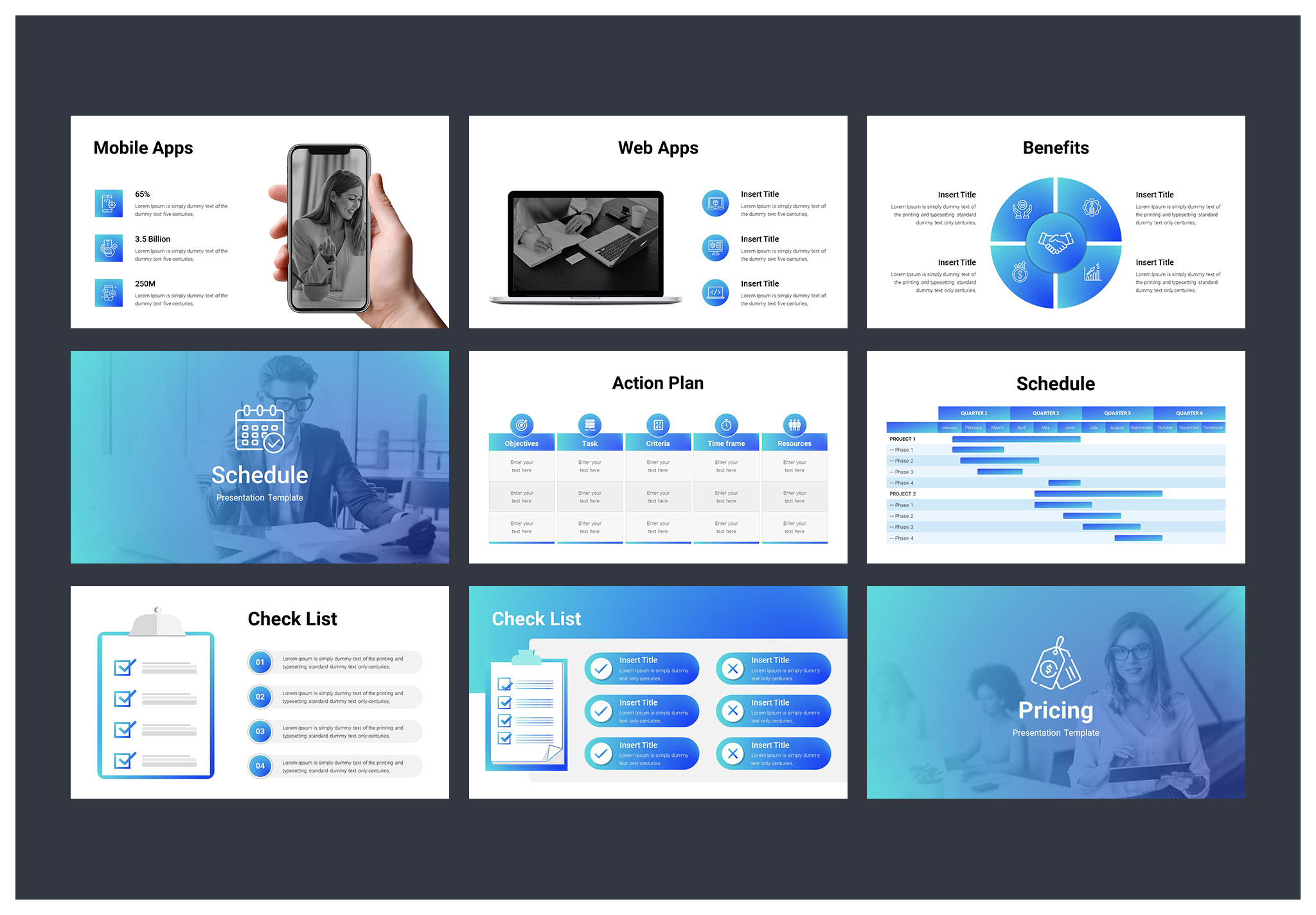 Business Proposal Google Slide Template, Presentation Templates ...