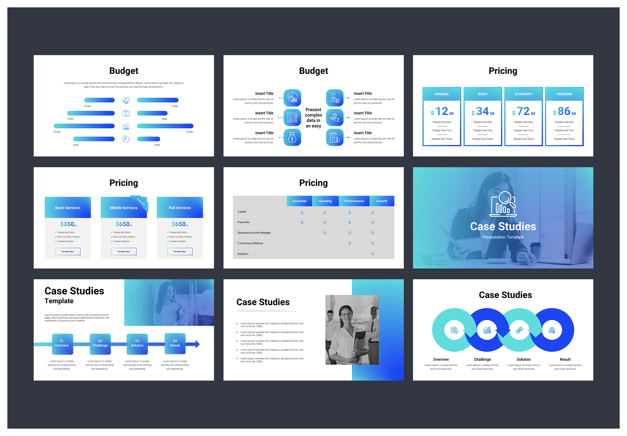 Business Proposal Google Slide Template, Presentation Templates ...